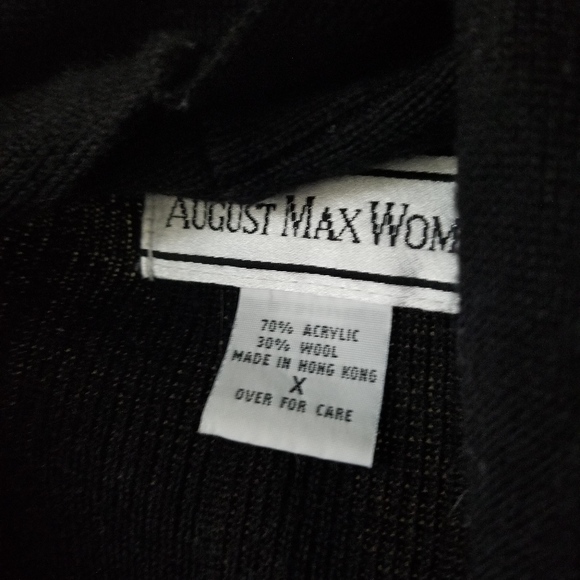 August Max | Sweaters | August Max Woman Black Cardigan Size X | Poshmark